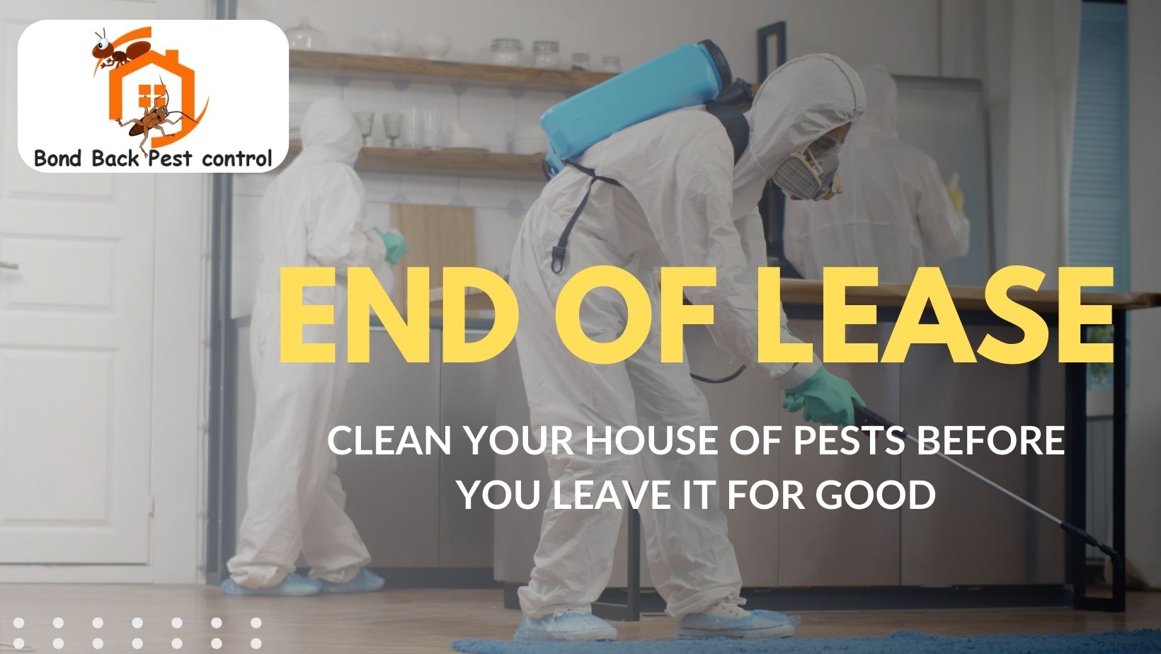 End of Lease – Clean Your House of Pests before You leave it for Good